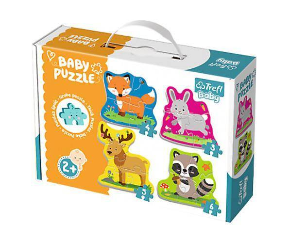 Trefl Baby Classic Pierwsze Puzzle Zwierzątka 1+ | Sklep Kuchnioland.pl